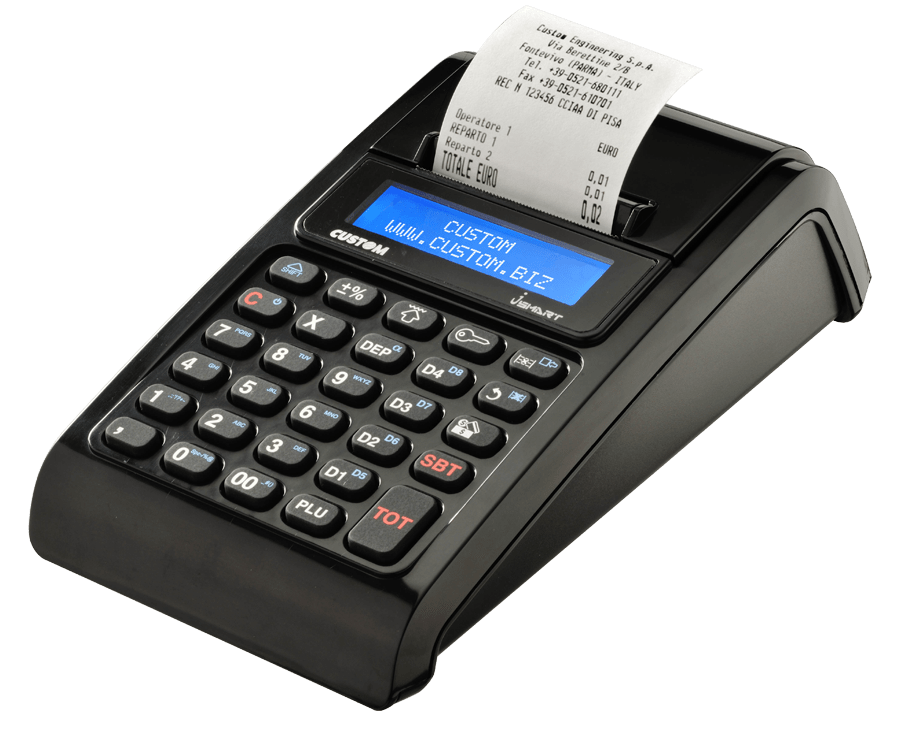 CUSTOM JSMART Portable and ultra-compact cash register