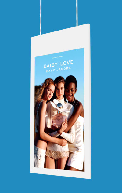 55" Hanging Double-Sided Window Display - Resay Technologies