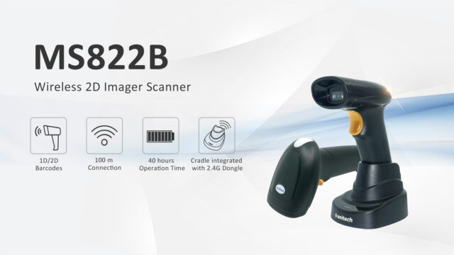 Unitech MS822B Wireless 2D Imager Scanner - Resay Technologies